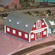 Download free STL files HO Scale Big Red Barn ・ Cults