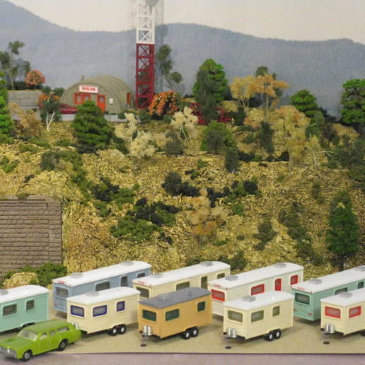 Download free 3D printer templates HO Scale Travel Trailers ・ Cults