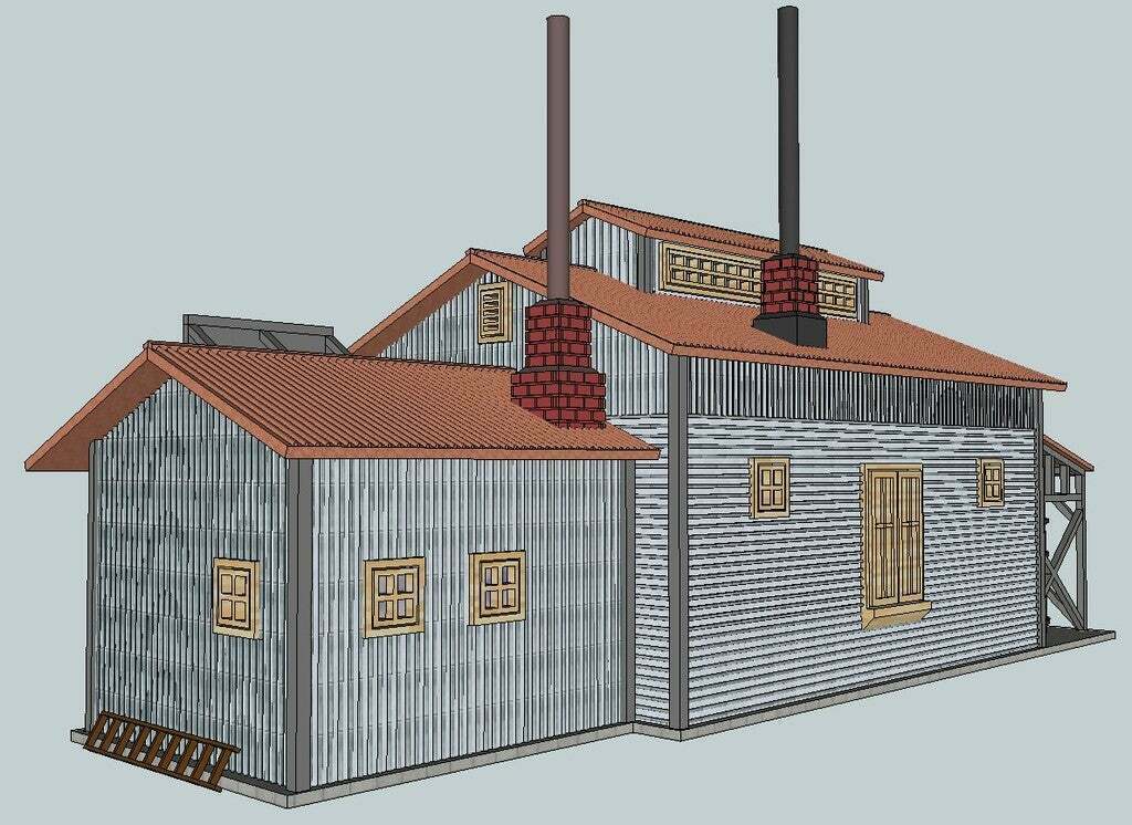 Free STL file HO Scale Pickle Factory・3D printer model to download・Cults