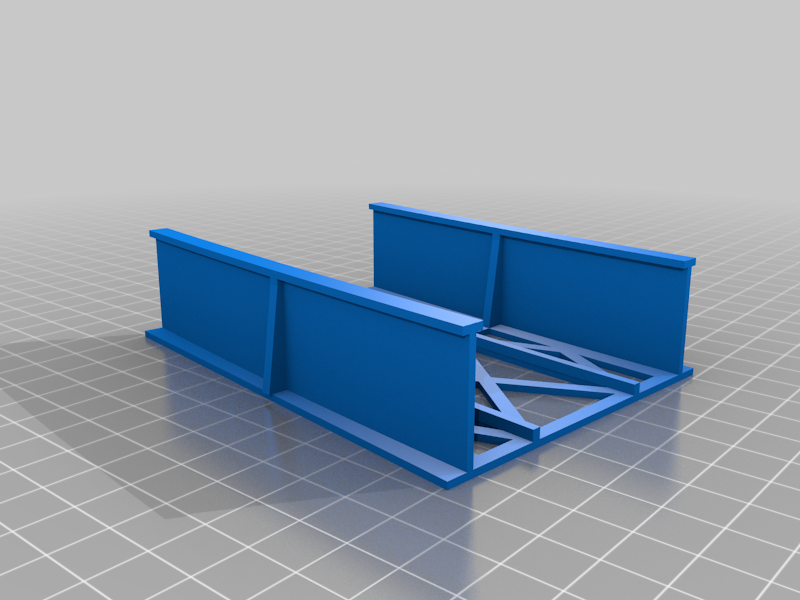 Free 3D file HO Scale 61° Bridge・3D printer design to download・Cults