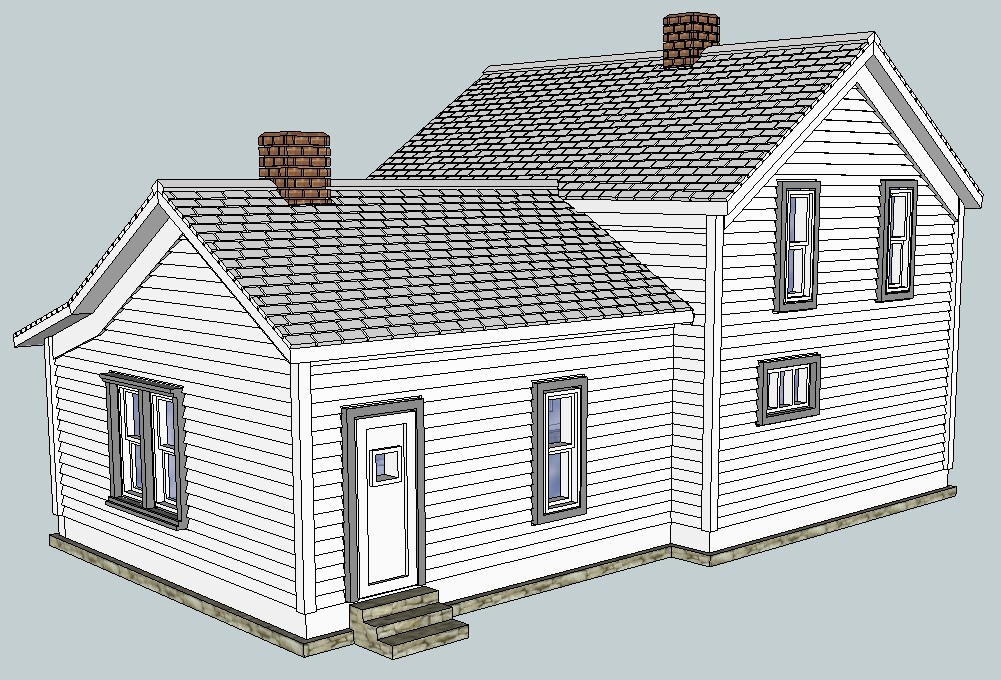 Бесплатный 3D файл Масштаб HO "Дом Джонни" 🏛️・3D-печатная модель для ...