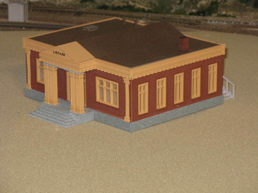 Free STL file HO Scale Library・3D printer design to download・Cults