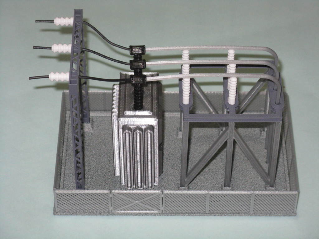 Free STL file HO Scale Transformer Station・3D printing template to ...