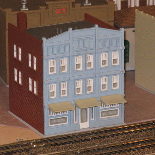 Download free STL file HO Scale Main Street Three • 3D printer template ...