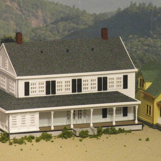 Download free 3D print files HO Scale The Stratford Inn ・ Cults