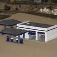 Download free STL file HO Scale Service Station with Opening Doors • 3D ...