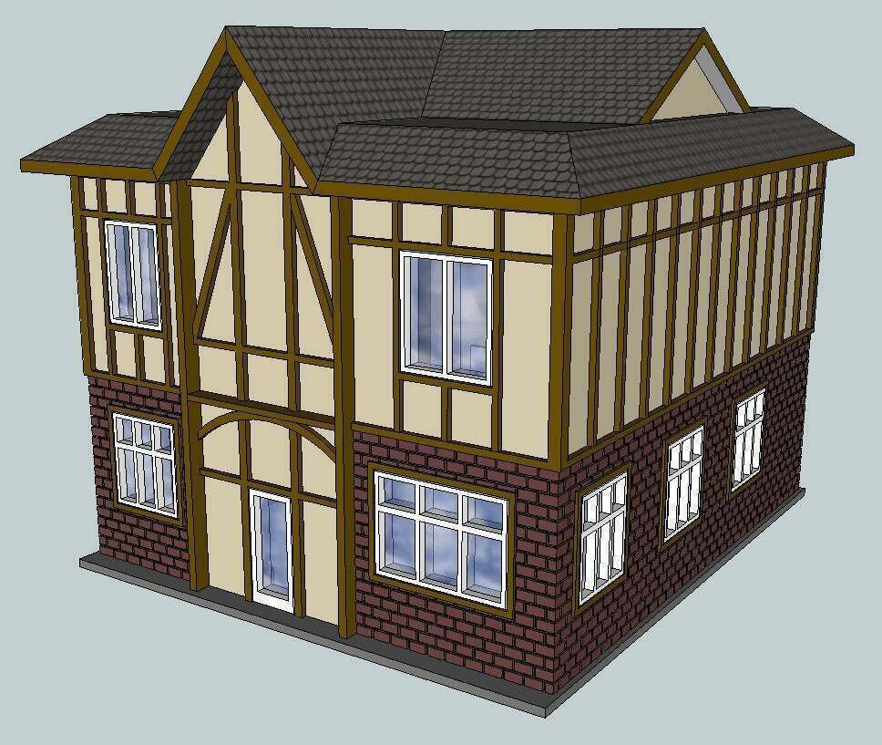Free STL file HO Scale British Pub 🏛️・Model to download and 3D print・Cults