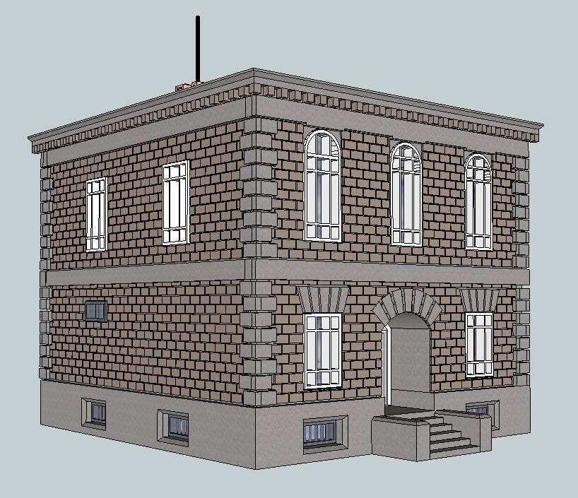 Free STL file HO Scale Main Street Police Station 🚓・Design to download ...