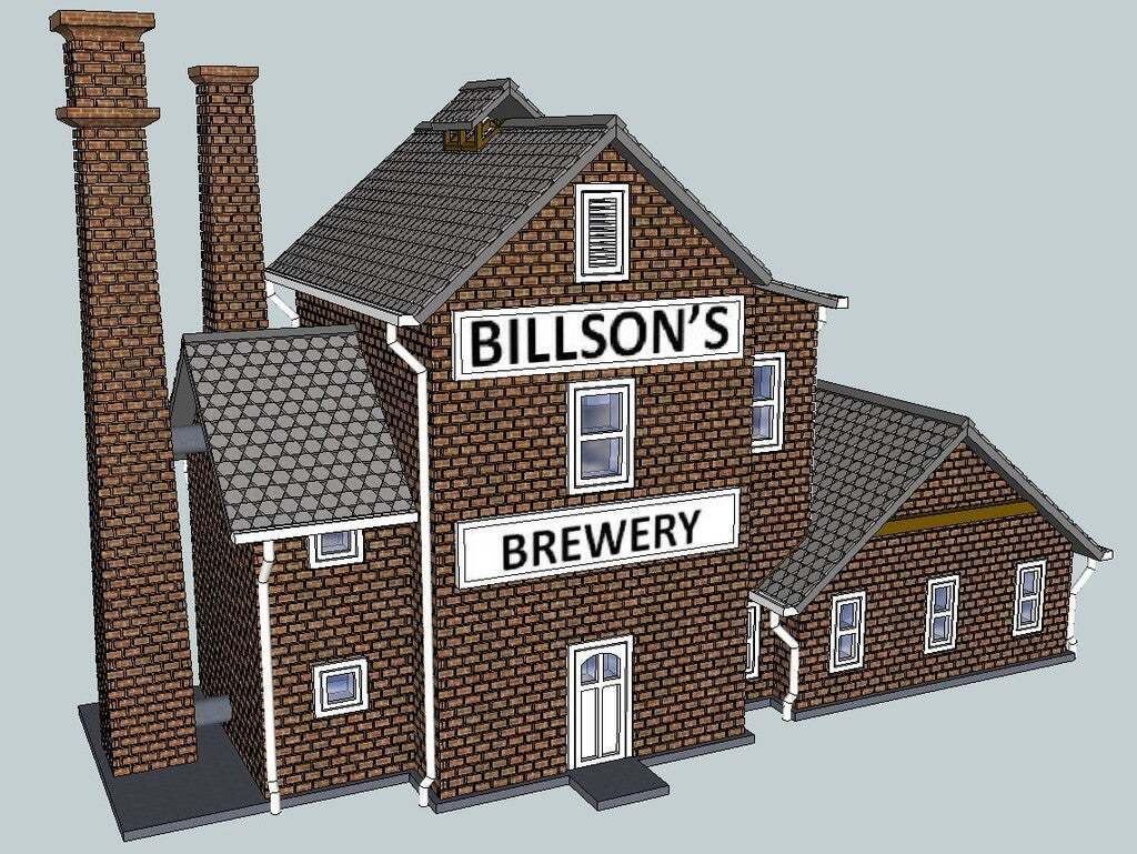 Free STL file HO Scale Brewery・3D printable design to download・Cults