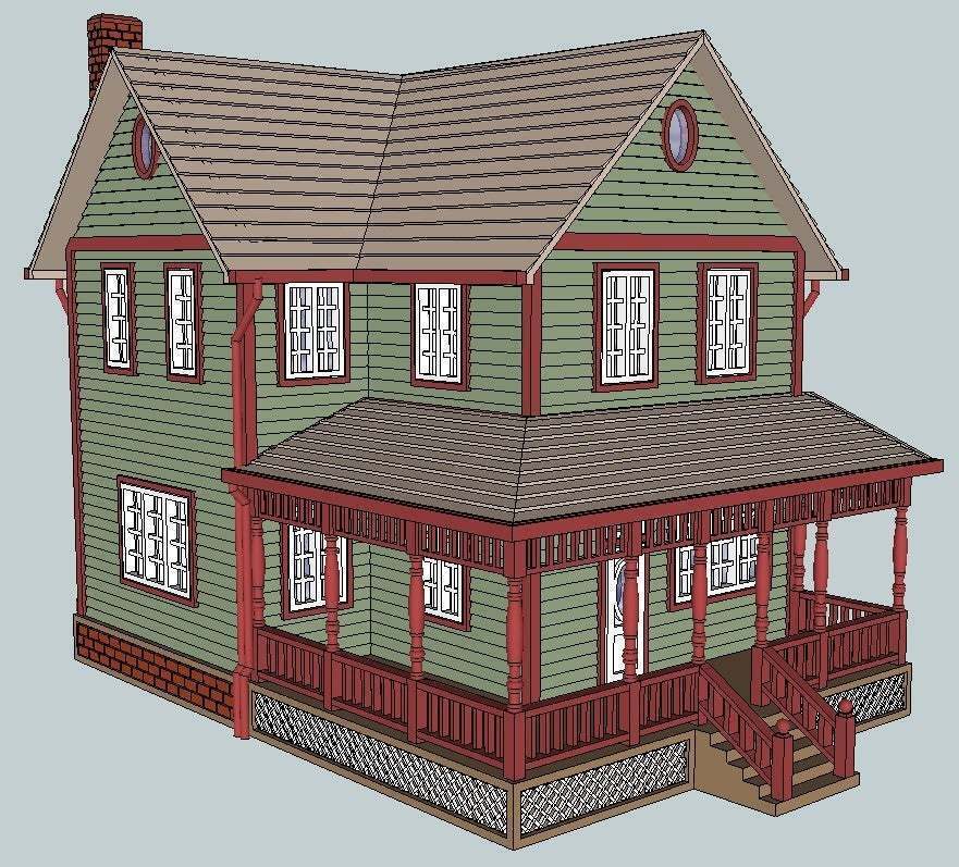 Free STL file HO Scale Aunt Lois's House・Object to download and to 3D ...