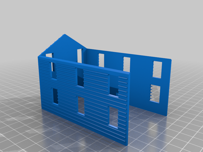 Free STL file HO Scale Western Hotel 🤠・3D print object to download・Cults