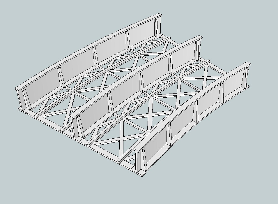 Free STL file HO Scale Double Curved Bridge 22-24.5・3D printable model ...