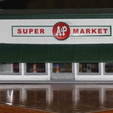 Download free STL files HO Scale Grocery Store ・ Cults
