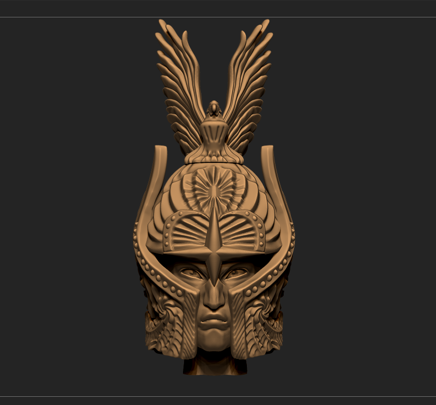 Файл STL Sparta warrior head・Модель 3D-принтера для скачивания・Cults