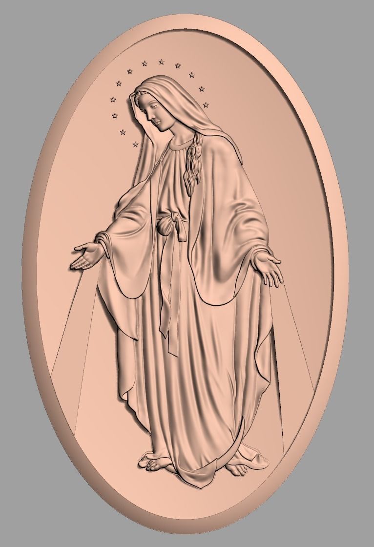 STL file Mary ️・3D printing idea to download・Cults