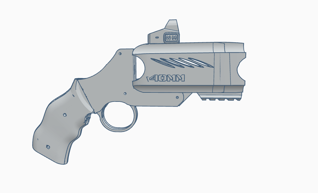 STL file 40mm Grenade Launcher 🔫・3D printable model to download・Cults