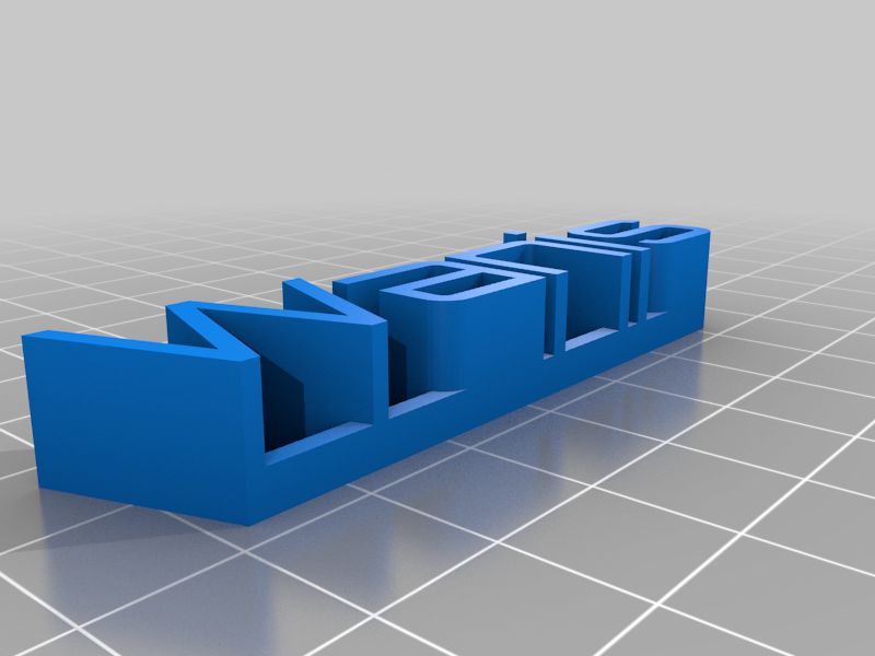 Бесплатный STL файл My Customized 3D name plate・План 3D-печати для ...