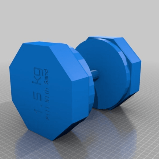 Download free STL file My Customized Weight for Me - Customizeable ...