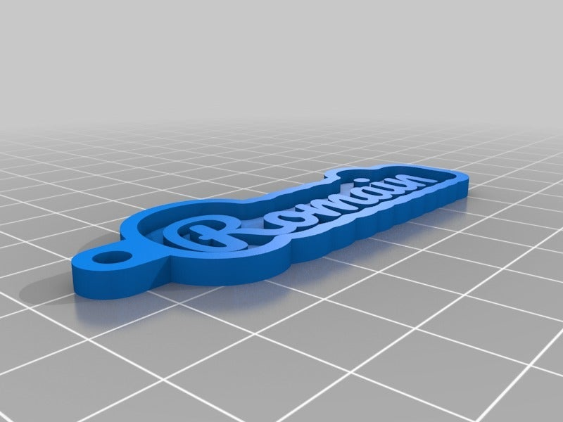 Free STL file My Customized Key Chain with your personal name 🔑・3D ...