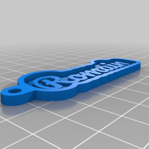 Download free STL file My Customized Key Chain with your personal name ...