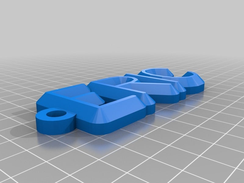 Free STL file My Customized name keychain・3D printing design to ...