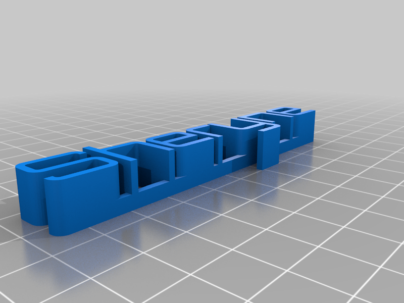 Бесплатный STL файл My Customized 3D name plate・План 3D-печати для ...