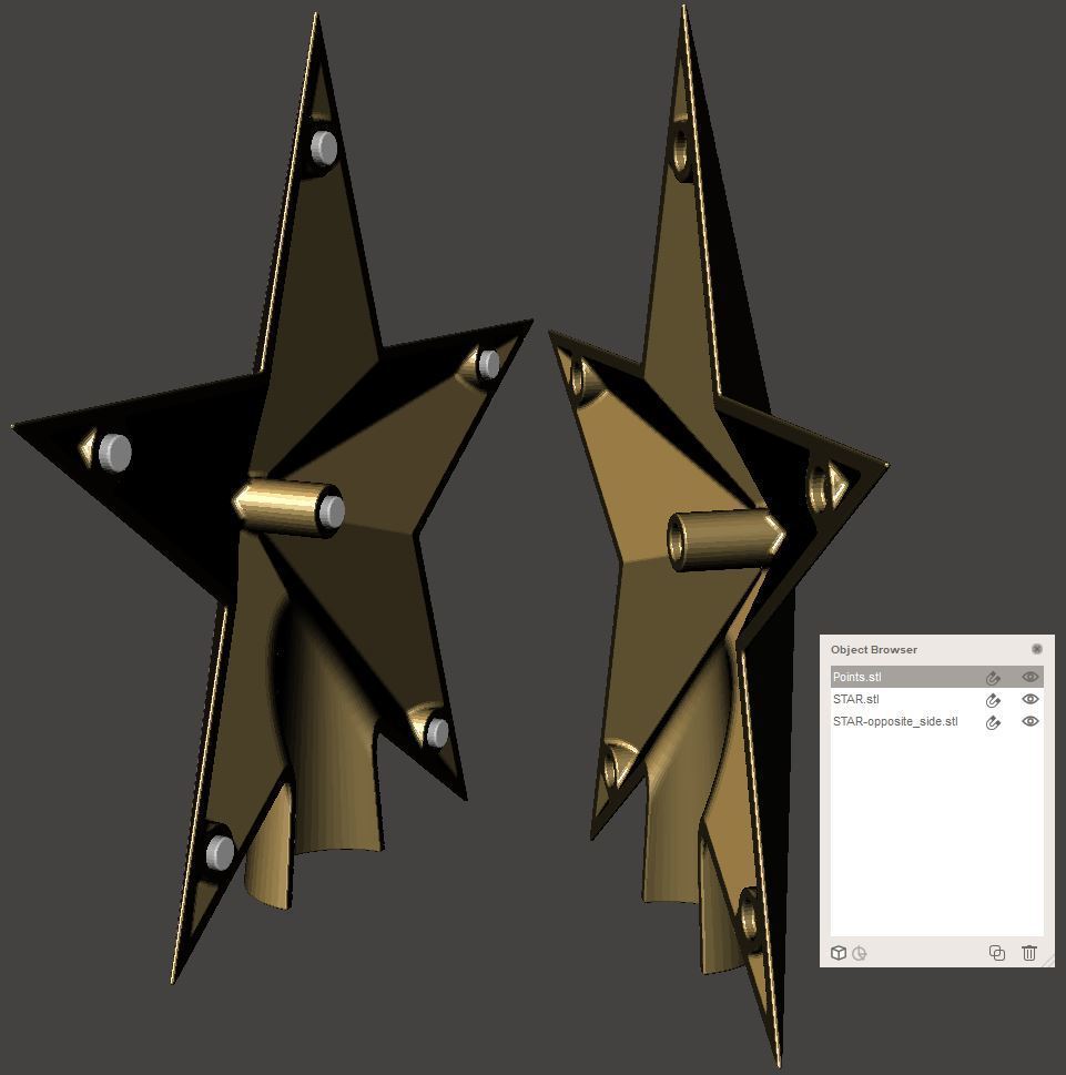 Free STL file Stars・3D printable model to download・Cults