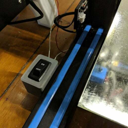 Download free STL file Rocker Switch Housing with T-Nut Fastener • 3D ...