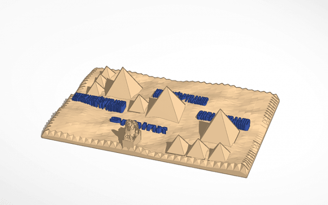 Free 3D file Giza Pyramid 🇪🇬・3D printing model to download・Cults