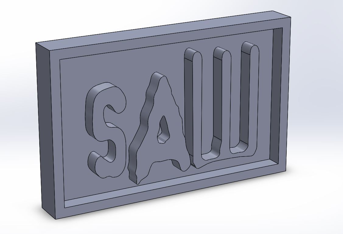 STL file SAW Plaque・3D printer model to download・Cults