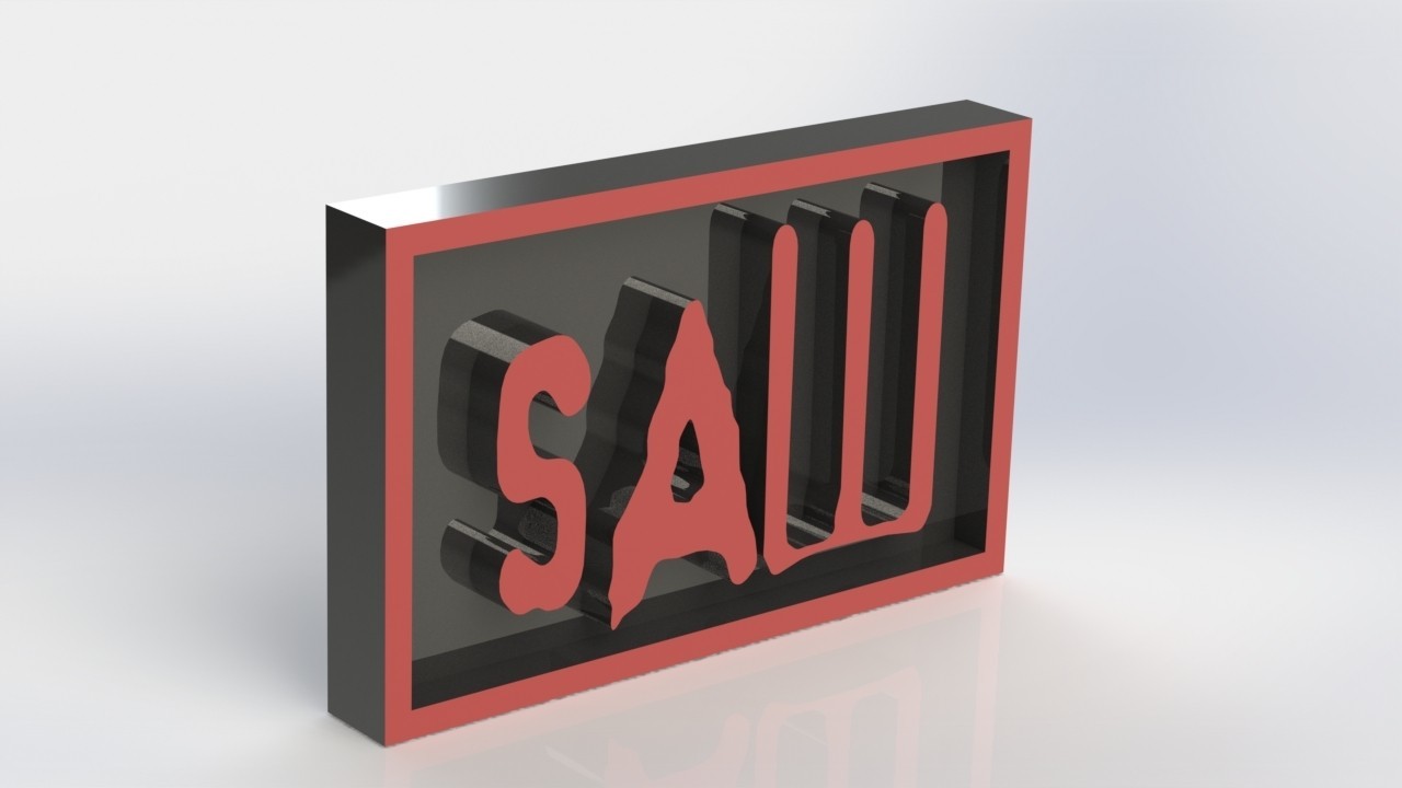 STL file SAW Plaque・3D printer model to download・Cults
