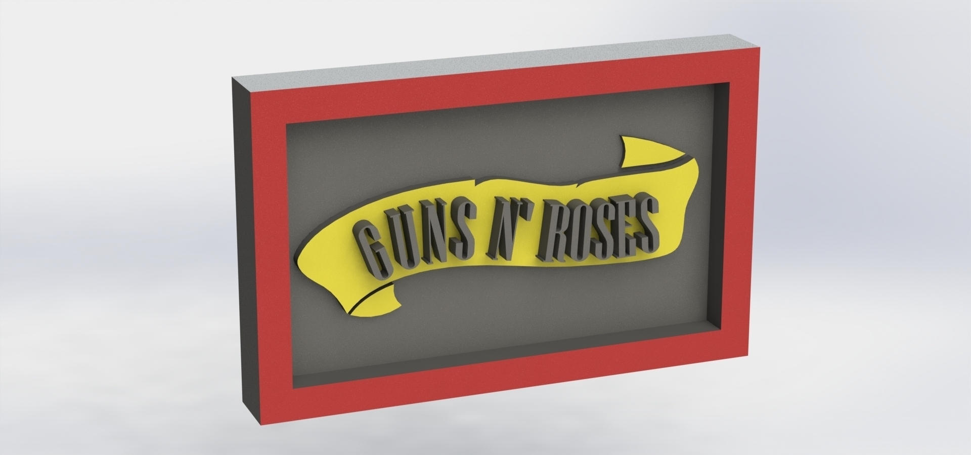 Файл STL Guns n Roses 🎵・Модель 3D-принтера для скачивания・Cults