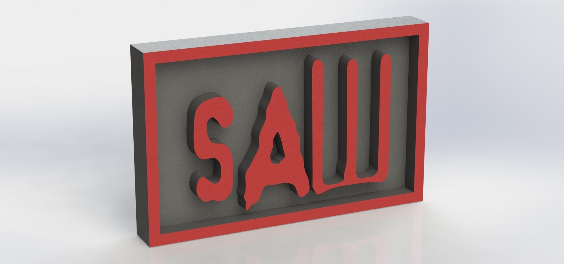 STL file SAW Plaque・3D printer model to download・Cults