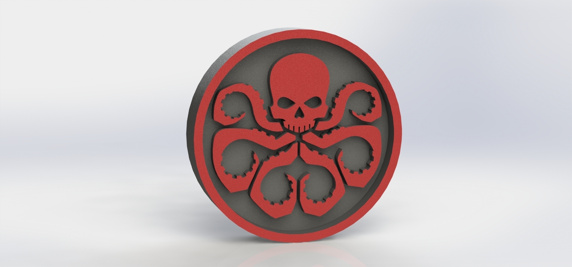 STL file Hydra Logo Plaque・3D printable model to download・Cults