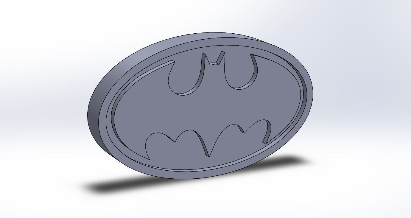Файл STL Batman Plaque 👾・Модель 3D-принтера для загрузки・Cults