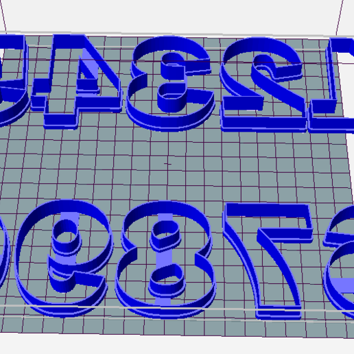 Download 3D printer designs numbers cookie cutter numbers ・ Cults