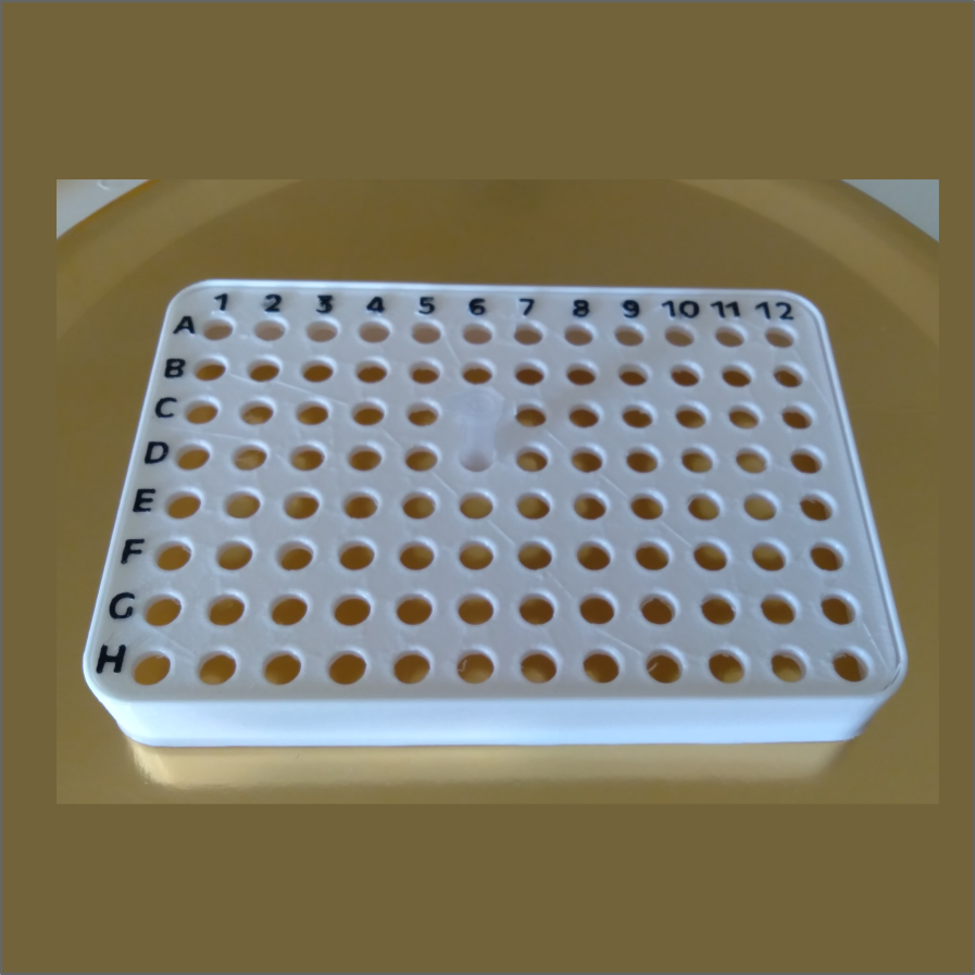 STL file Pcr 0,6ml tube rack・Design to download and 3D print・Cults