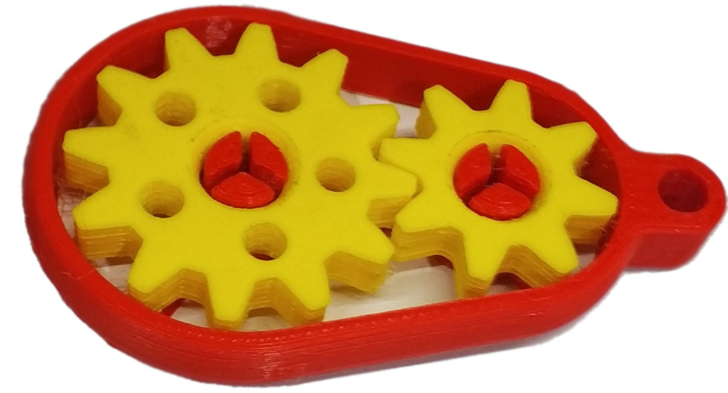 Free 3D file Gearbox Keychain Remix・3D printable model to download・Cults