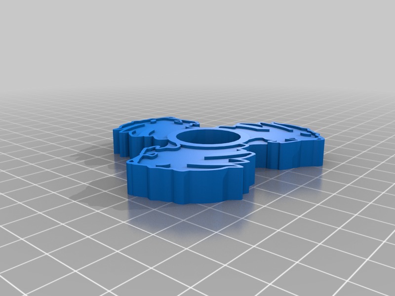 Archivo 3D gratis Lobo de la mano de Spinner diablo・Diseño de impresora ...