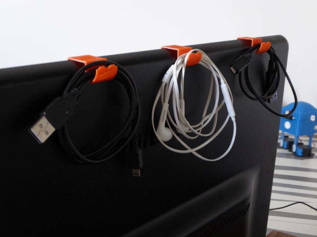 Free STL file Cable holder・Design to download and 3D print・Cults
