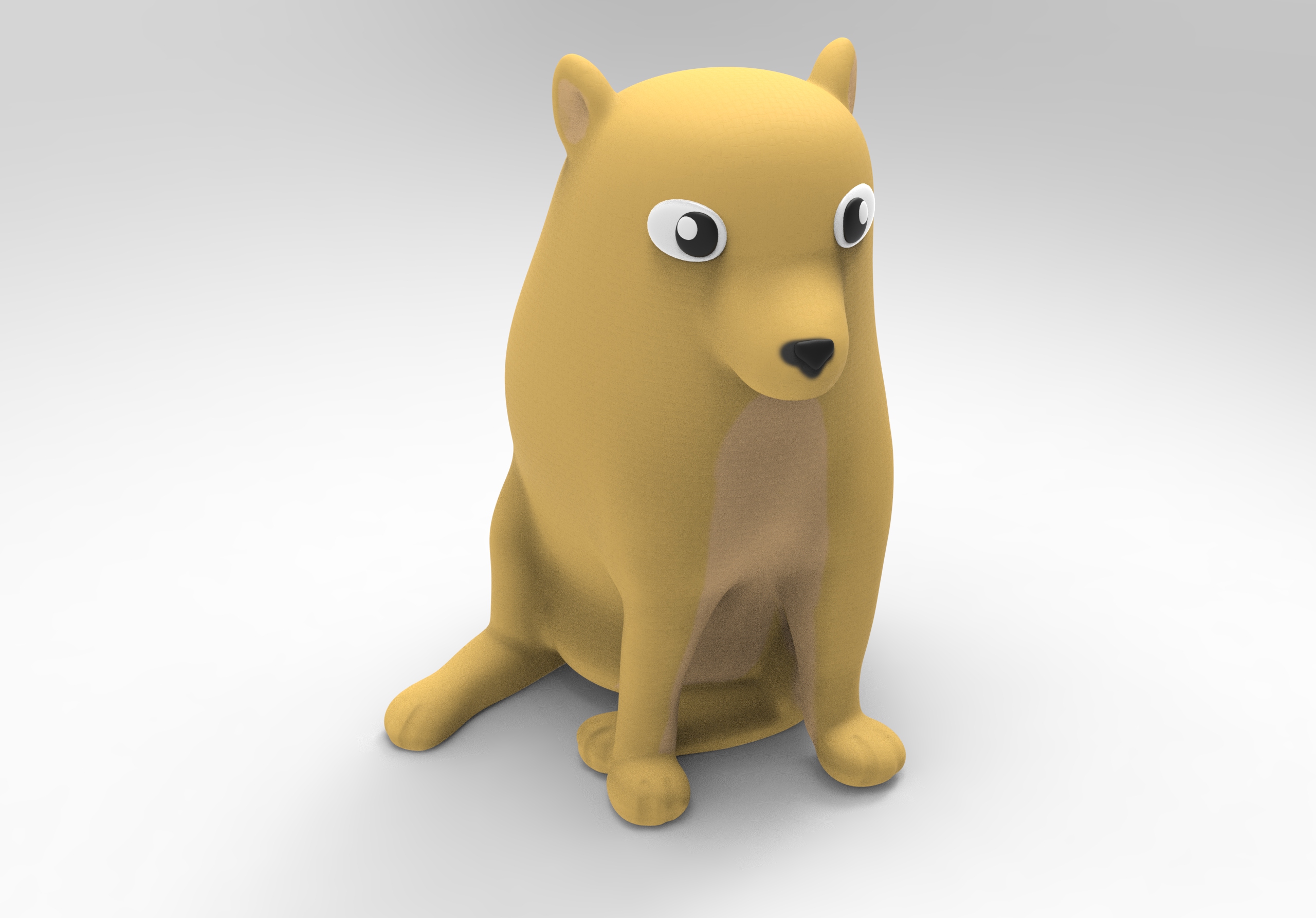 STL file Cheems Dog 🐕・3D printer model to download・Cults