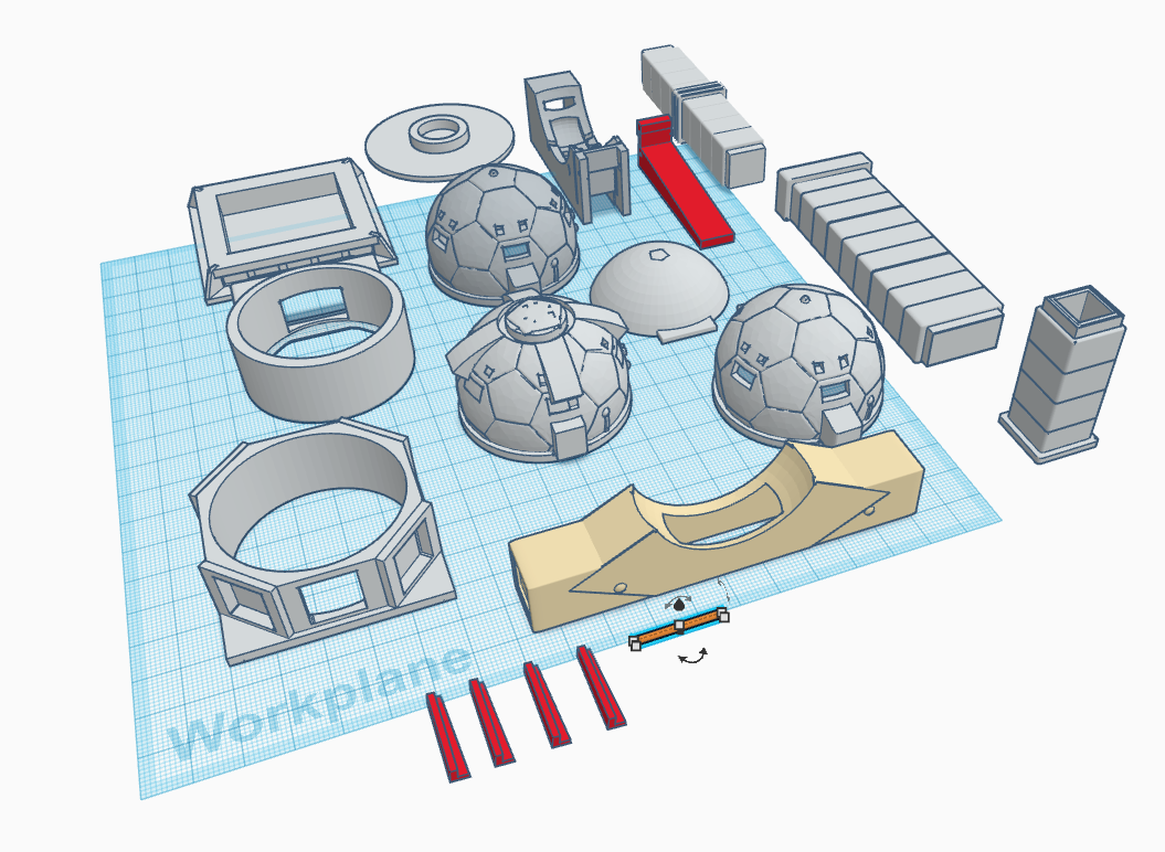STL file ufo moonbase gerry anderson tv・Model to download and 3D print ...