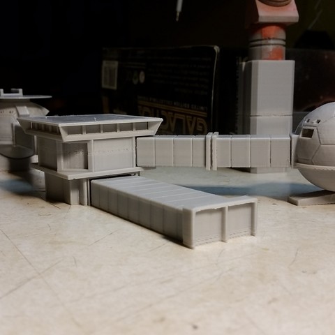 Download STL ufo moonbase gerry anderson tv ・ Cults