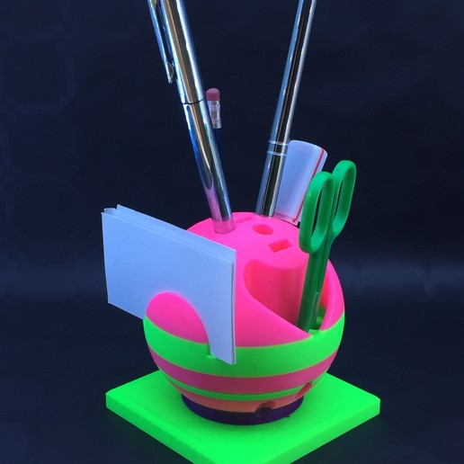 Download 3D print files USB pen holder spherical ・ Cults
