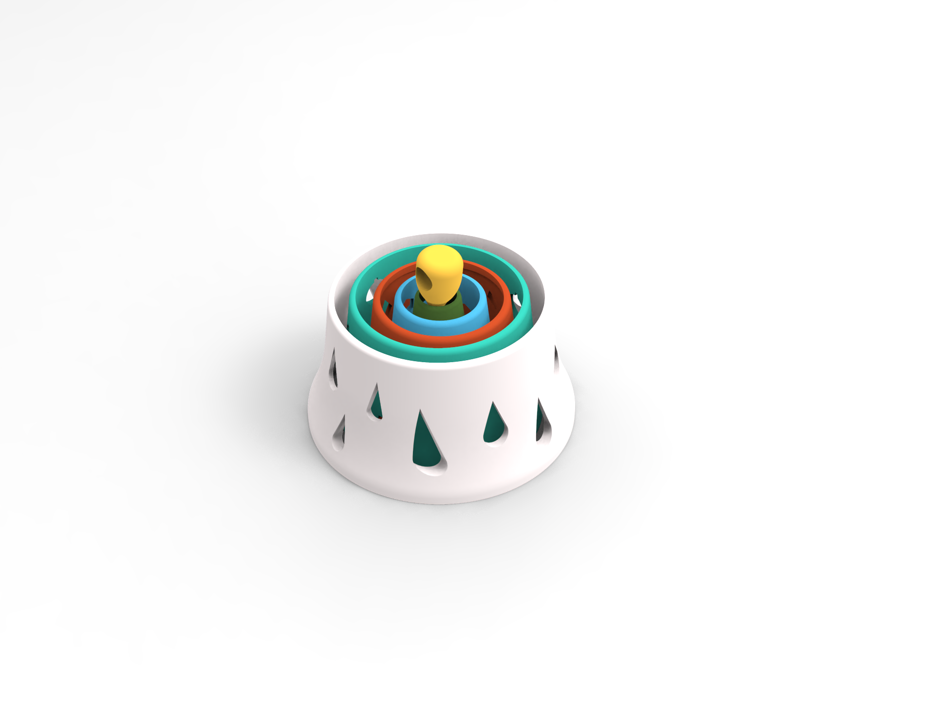 Free STL file YOLKA - A Collapsible Christmas Tree - Print in Place 🎄 ...