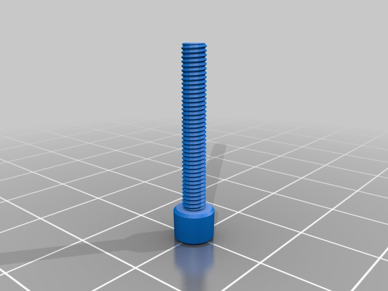 Fichier 3D gratuit m3 imbus Customized NUT JOB | Écrou, boulon, rondelle et tige filetée Factory ...