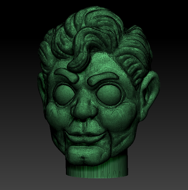 STL file Slappy the Dummy 1995 Head - Printable - Goosebumps 3D print ...