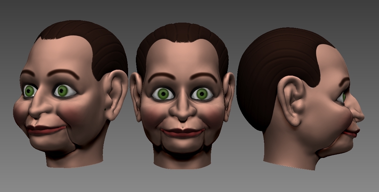 STL file Billy Puppet - Dead Silence Printable Head・Model to download ...