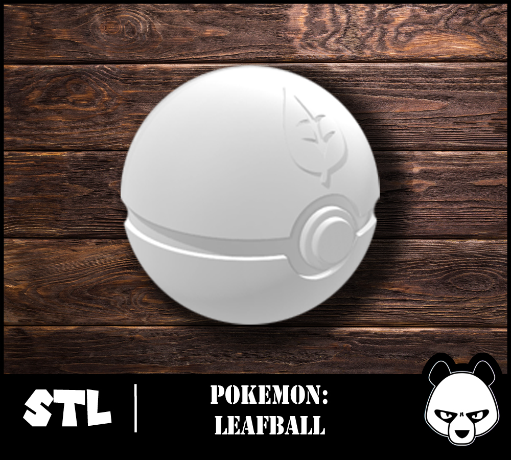 Файл 3D Pokemon: ElementalBall Waterball / Leafball / Fireball ...