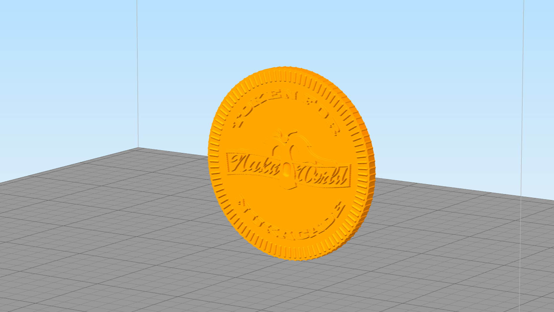 3D file Fallout 4 Token for NukaCade・3D printer model to download・Cults